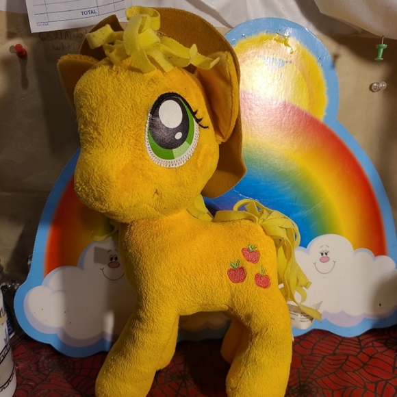 Toys | My Little Pony Hasbro 213 Apple Jack Plush Small Funrise Toy 10 ...